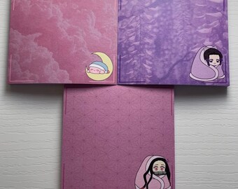 Anime Memo Pad - Etsy