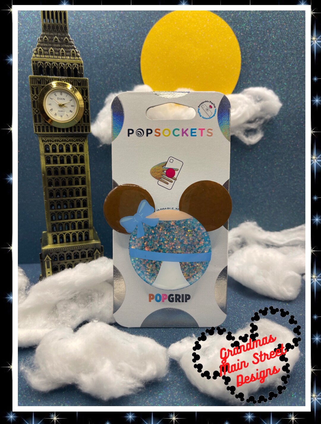 Wendy Darling Inspired Disney Popsocket ®/phone Grip/badge Reel ...