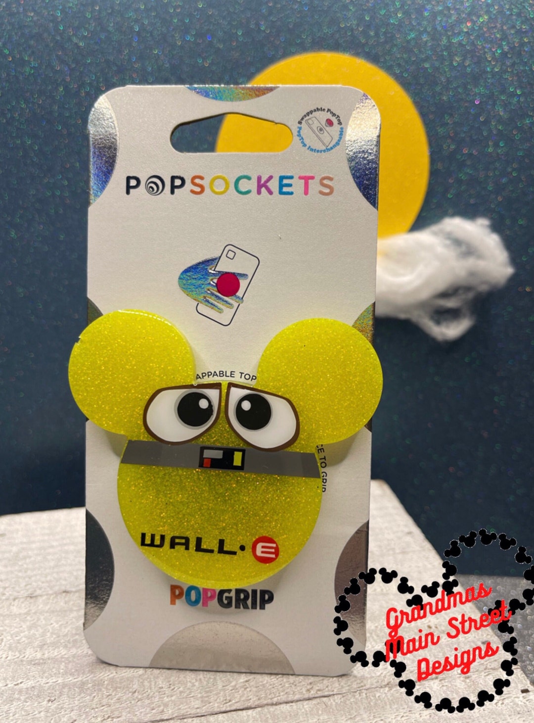 Wall-e Inspired Popsocket ®/phone Grip/badge Reel/keychain - Etsy