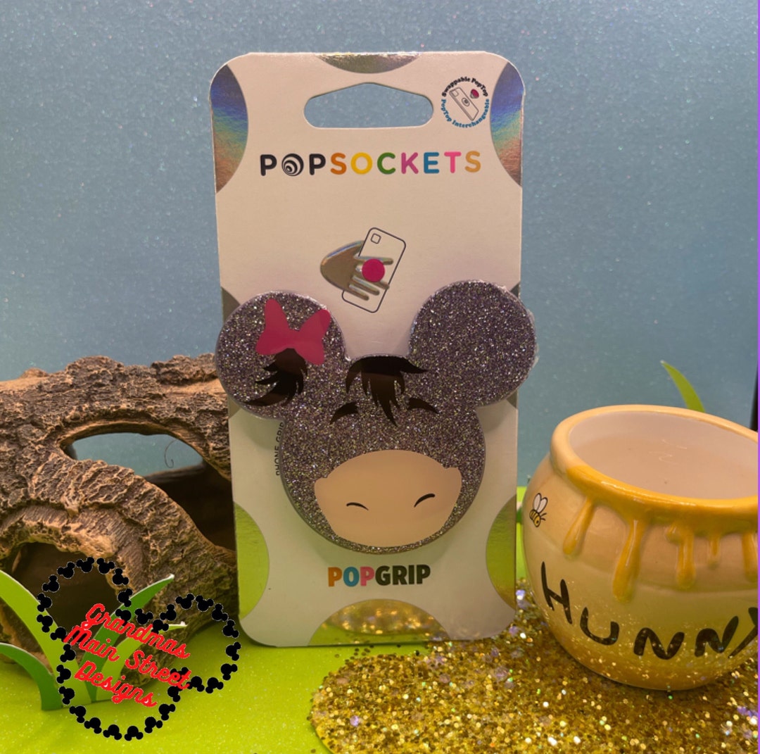 Eeyore Inspired Popsocket ®/phone Grip/badge Reel - Etsy