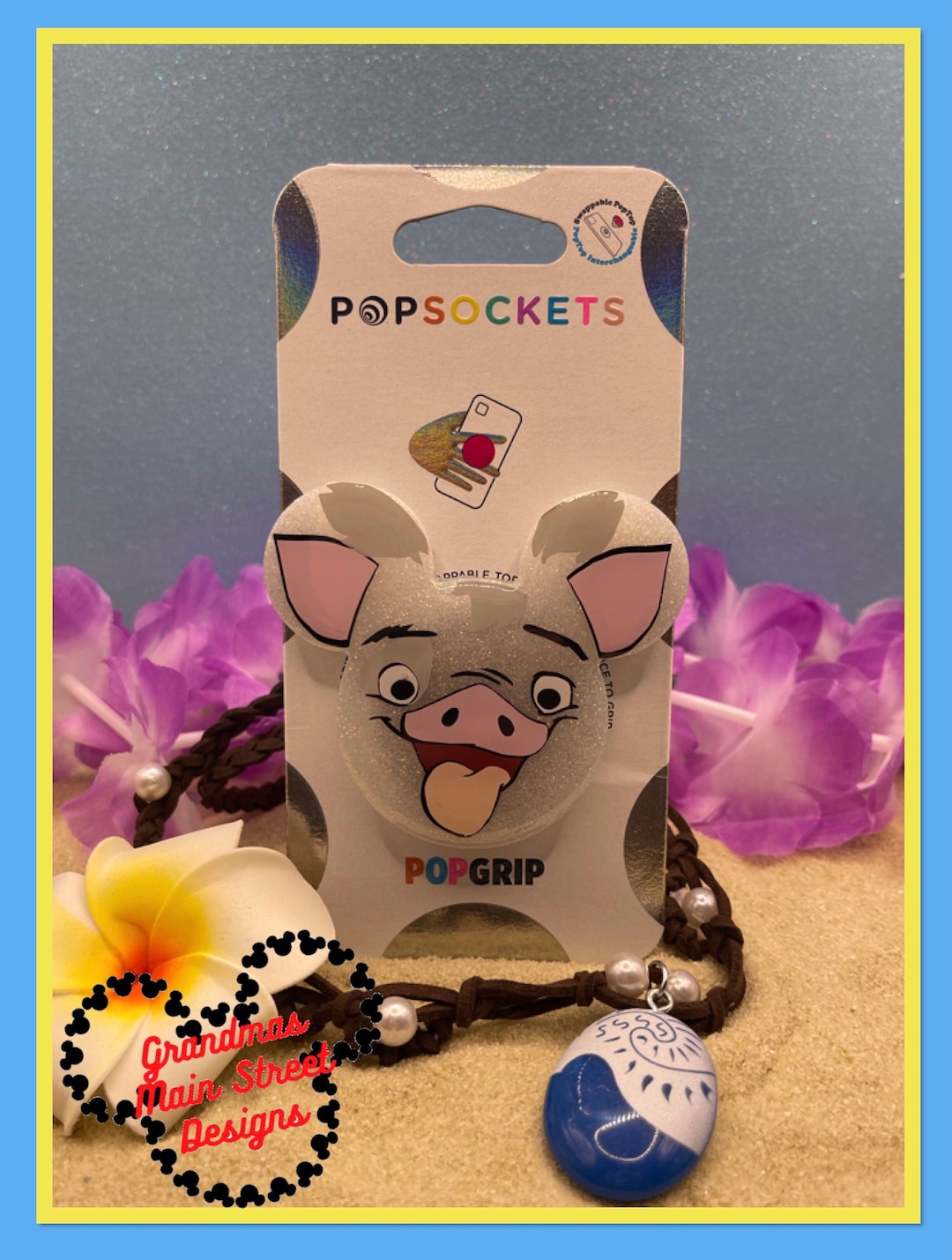 Pua Inspired Disney Popsocket ®/phone Grip/badge Reel/keychain - Etsy