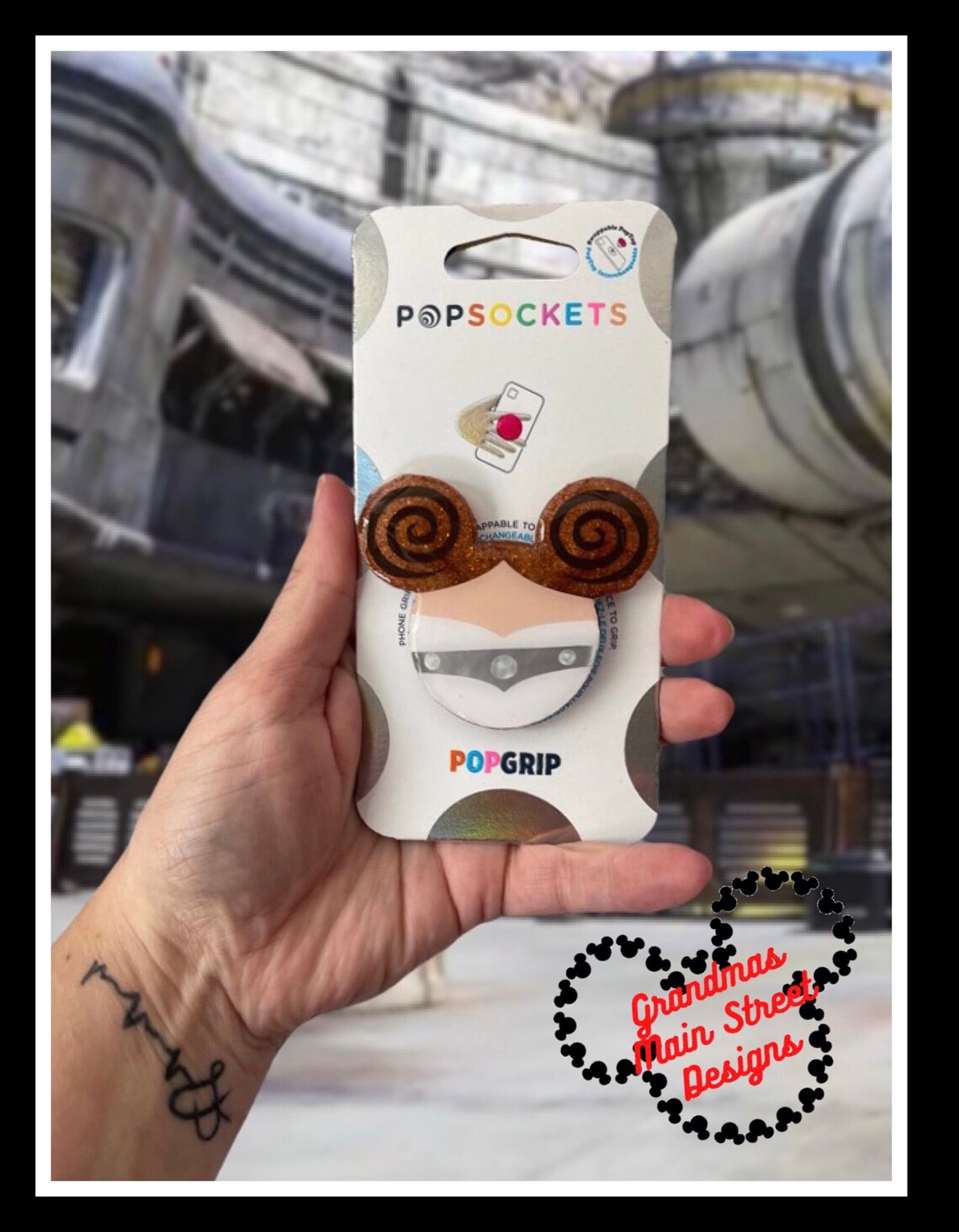 Princess Leia Inspired Disney Popsocket ®/phone Grip/badge - Etsy