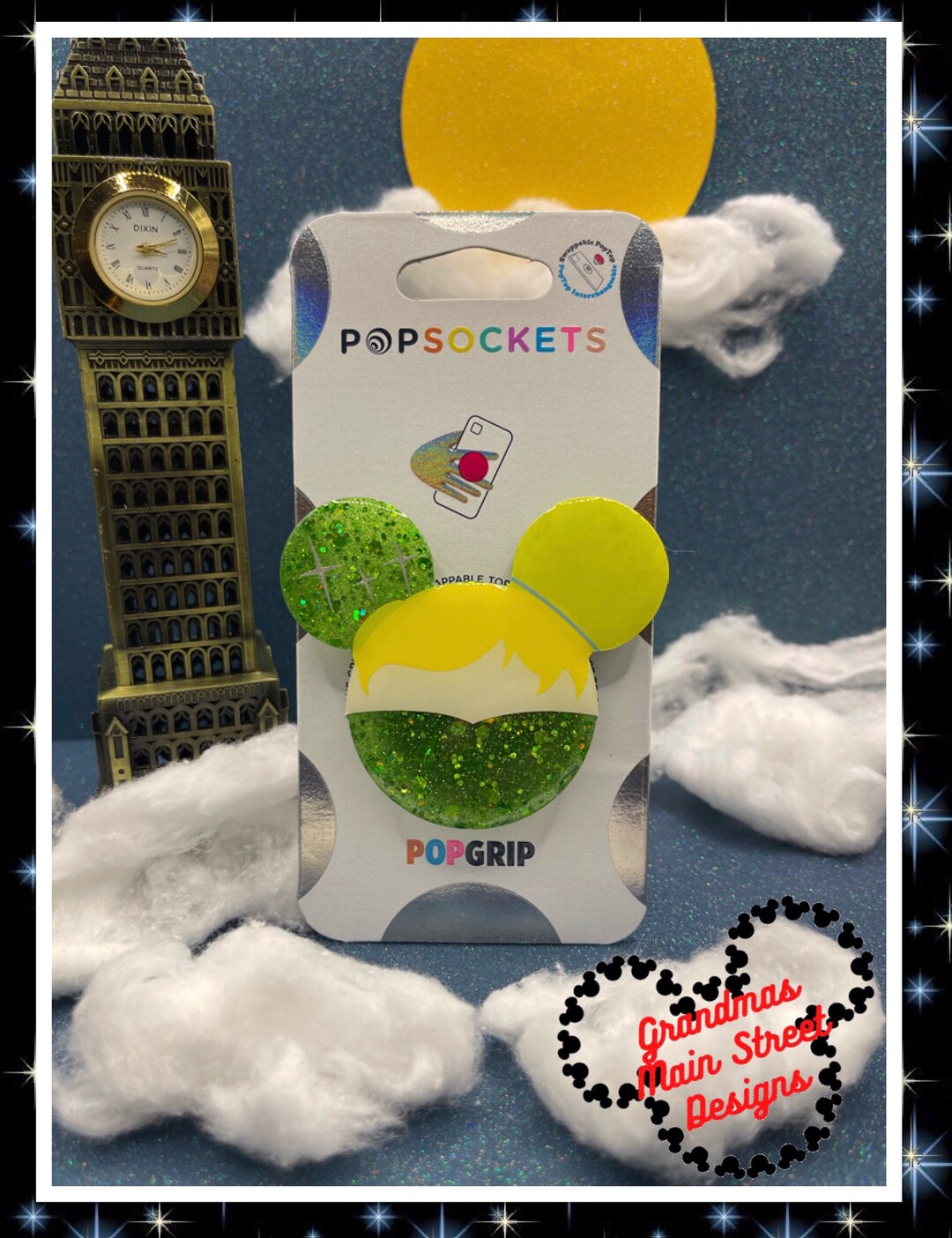 Tinker Bell Inspired Disney Popsocket ®/phone Grip/badge - Etsy