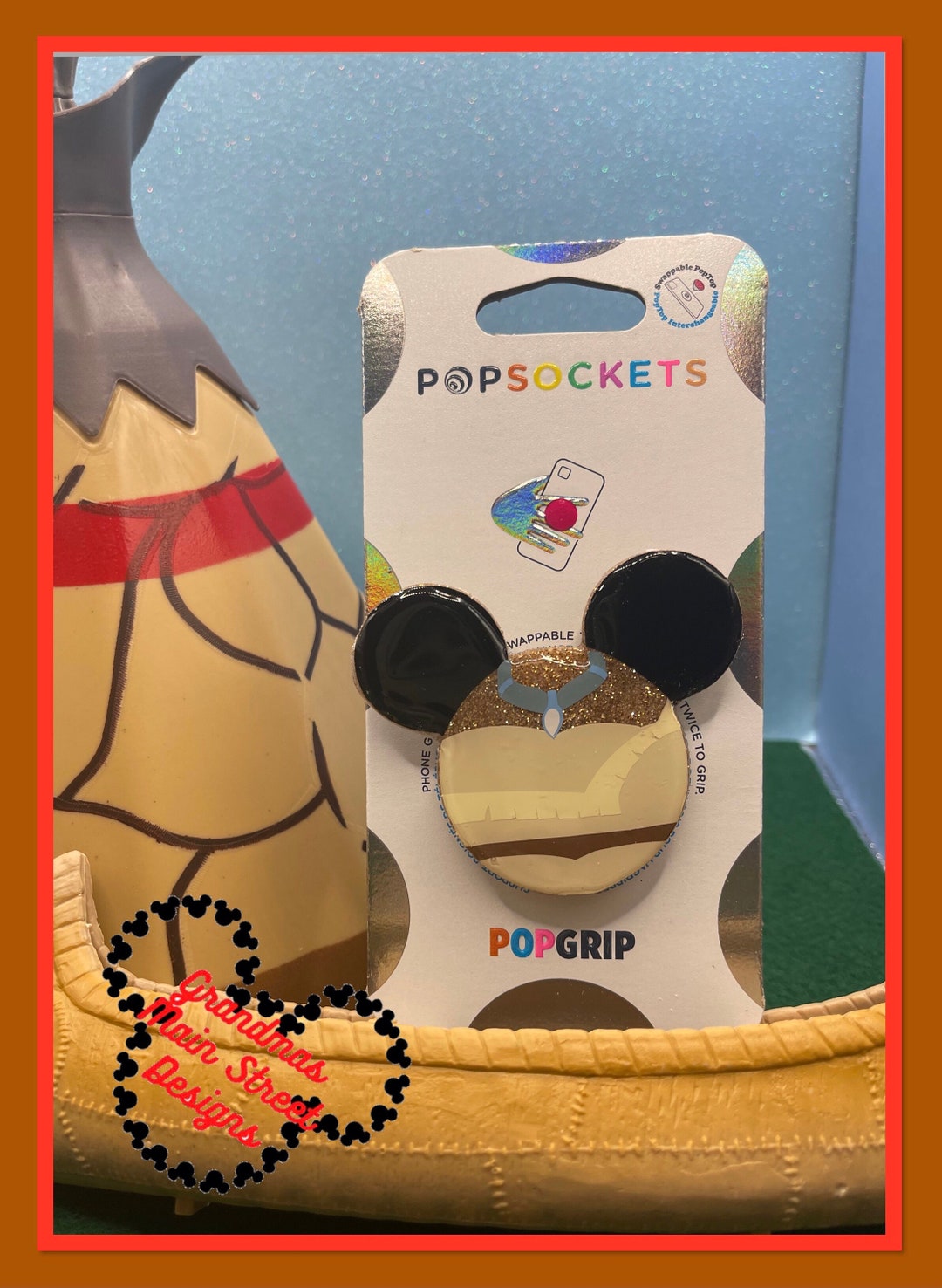 Pocahontas Inspired Disney Popsocket ®/phone Grip/badge Reel/keychain ...