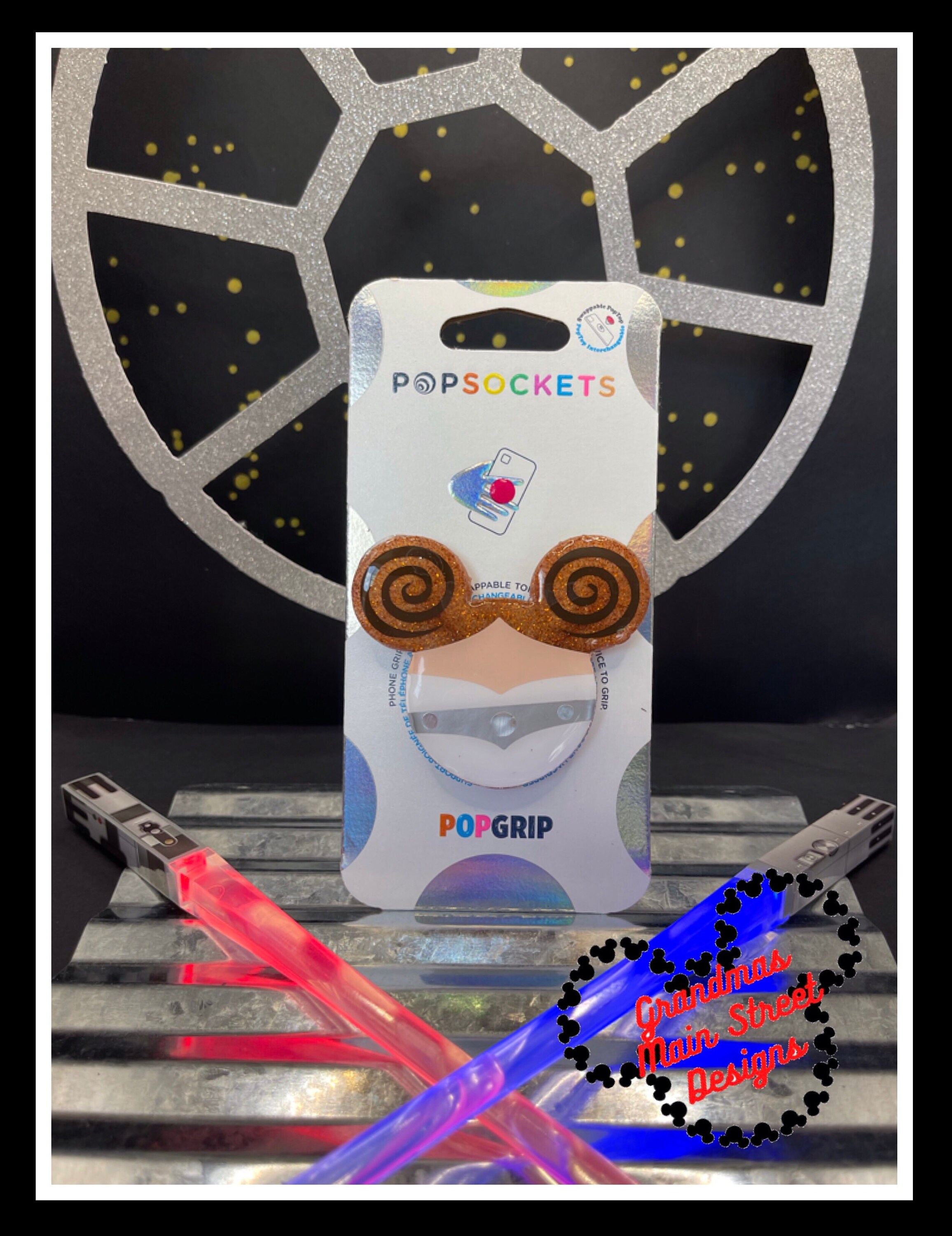 Princess Leia Inspired Disney Popsocket ®/phone Grip/badge - Etsy