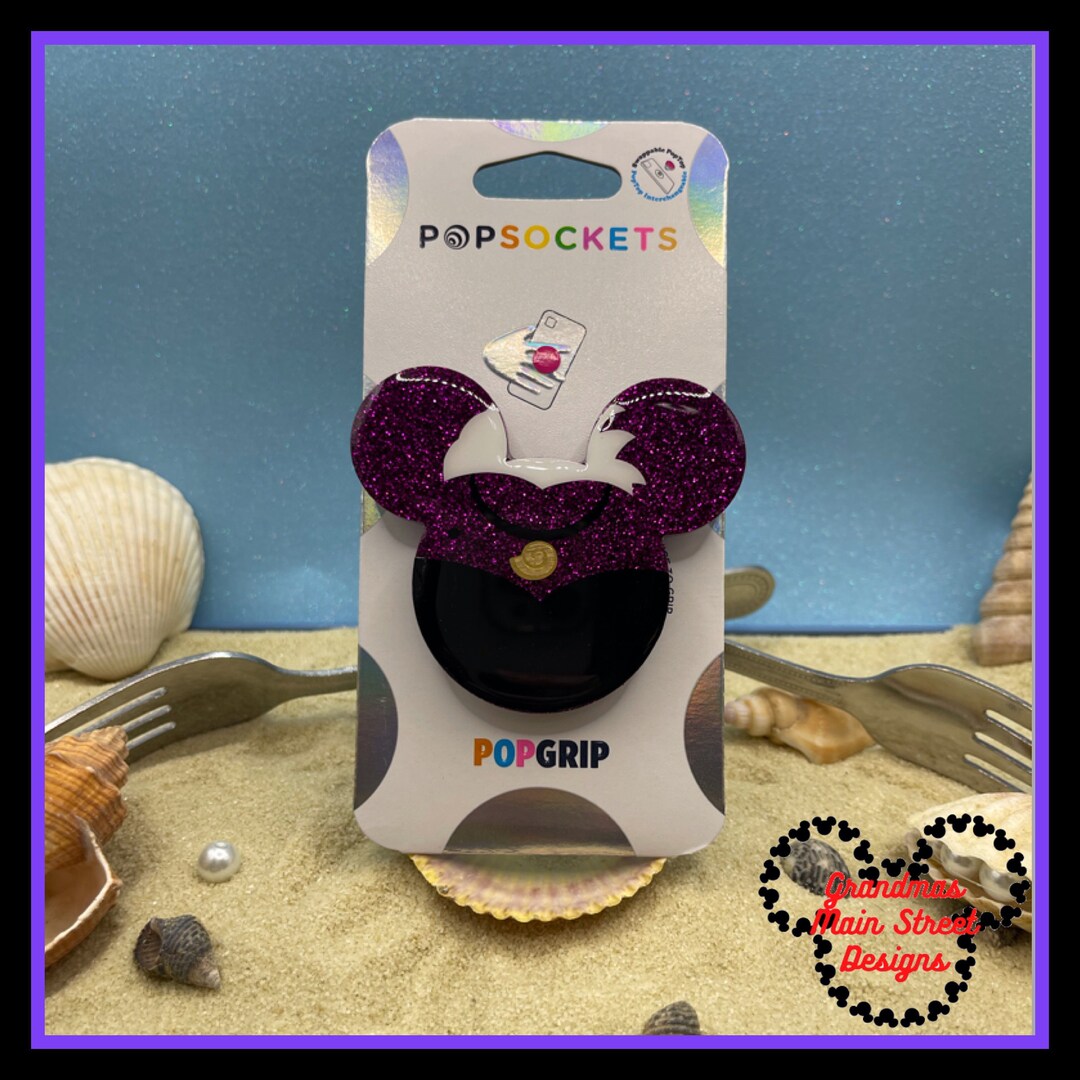 Ursula Inspired Disney Popsocket ®/phone Grip/badge Reel/keychain - Etsy