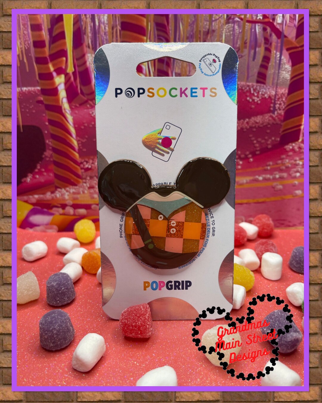 Wreck It Ralph Inspired Disney Popsocket ®/phone Grip/badge Reel ...