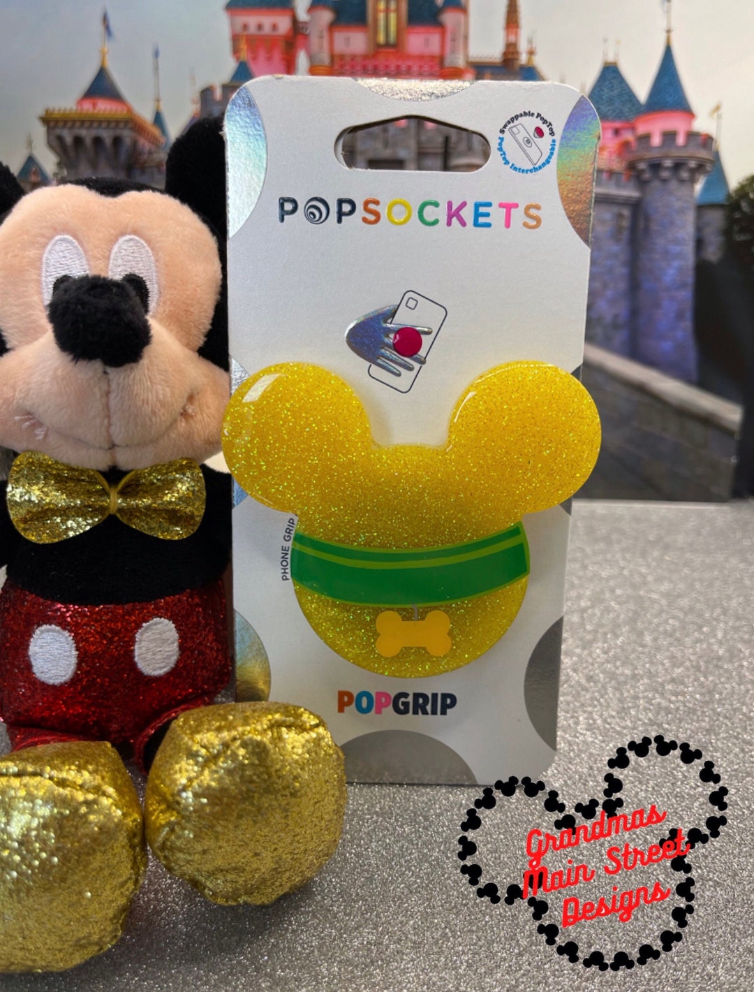 Pluto Disney Popsocket ®/phone Grip/badge Reel - Etsy