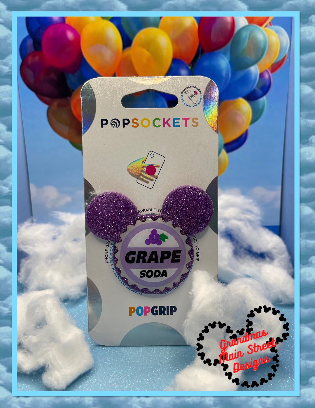Grape Soda Inspired Popsocket ®/phone Grip/badge Reel/keychain - Etsy