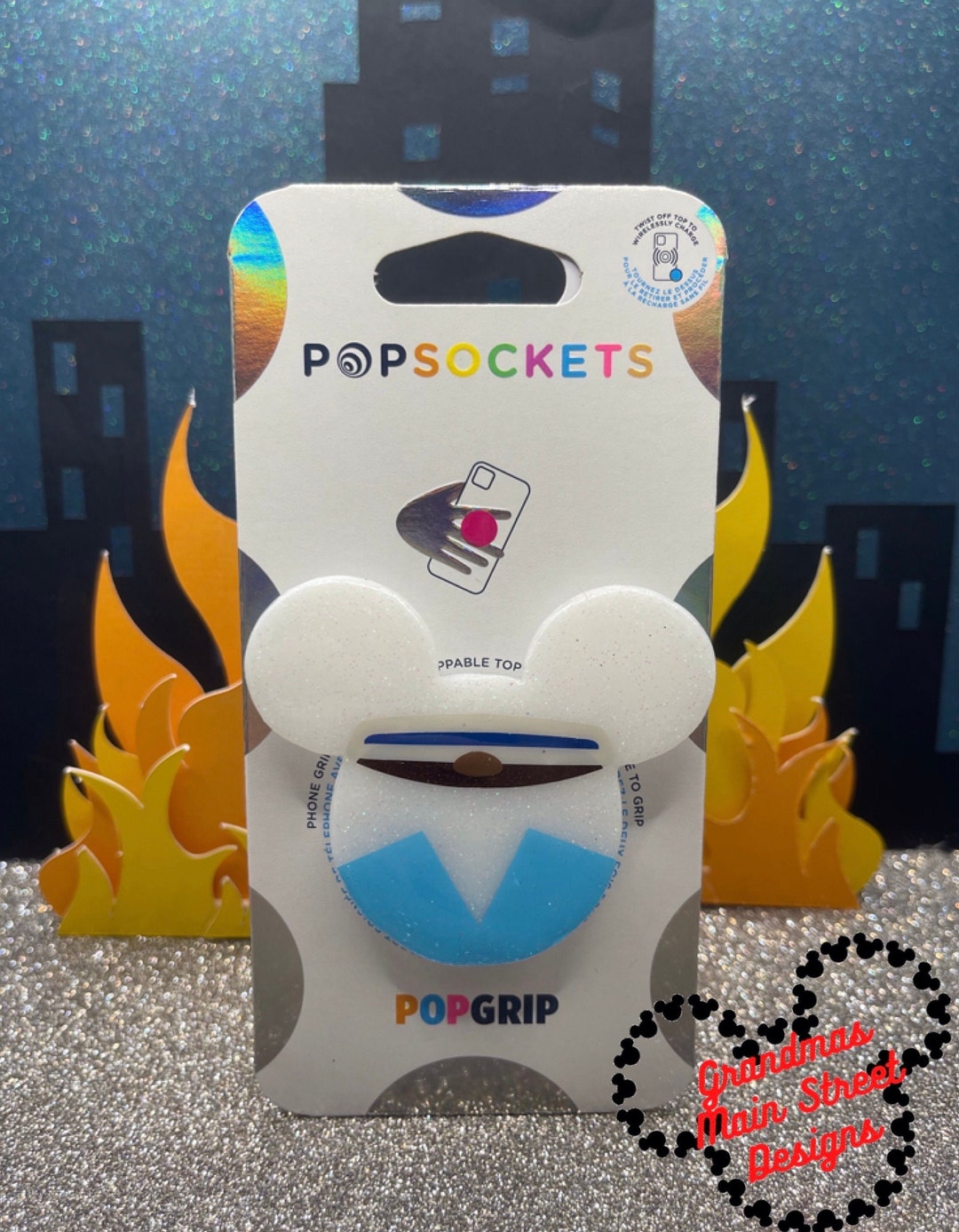 Frozone Inspired Popsocket ®/phone Grip/badge Reel/keychain - Etsy