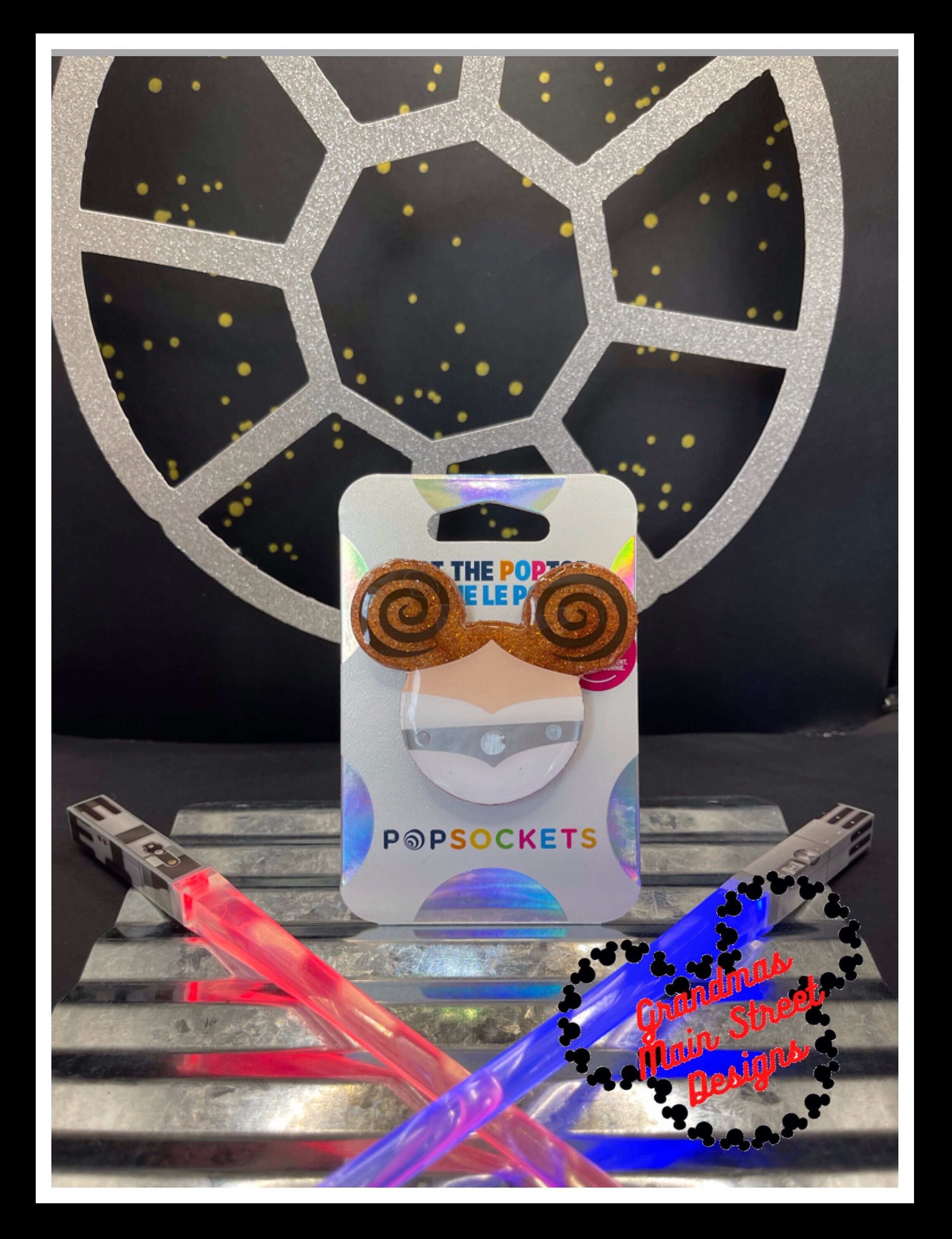 Princess Leia Inspired Disney Popsocket ®/phone Grip/badge - Etsy