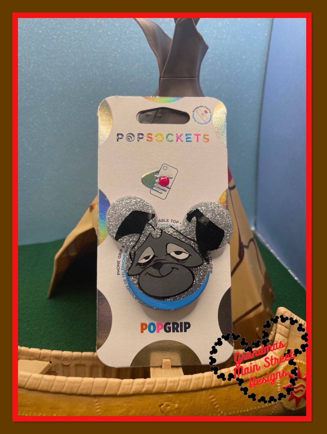 Percy Inspired Disney Popsocket ®/phone Grip/badge Reel/keychain - Etsy