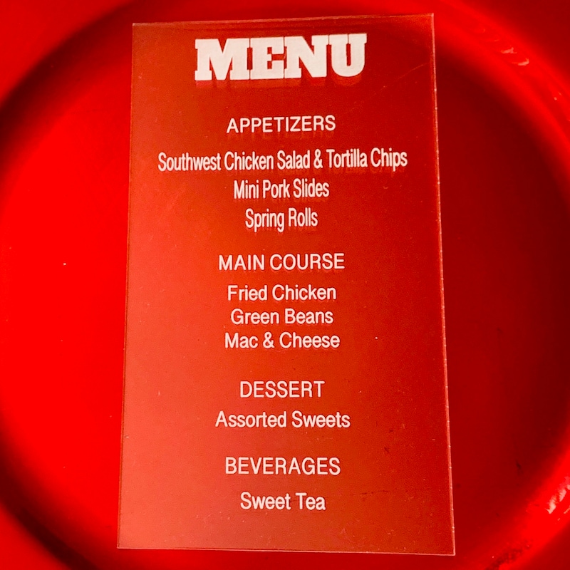 Acrylic Menus - Etsy