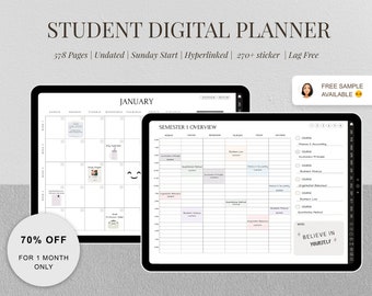 Sun-sat Digital Planner 2023 Everyday Life Planner Goodnotes - Etsy