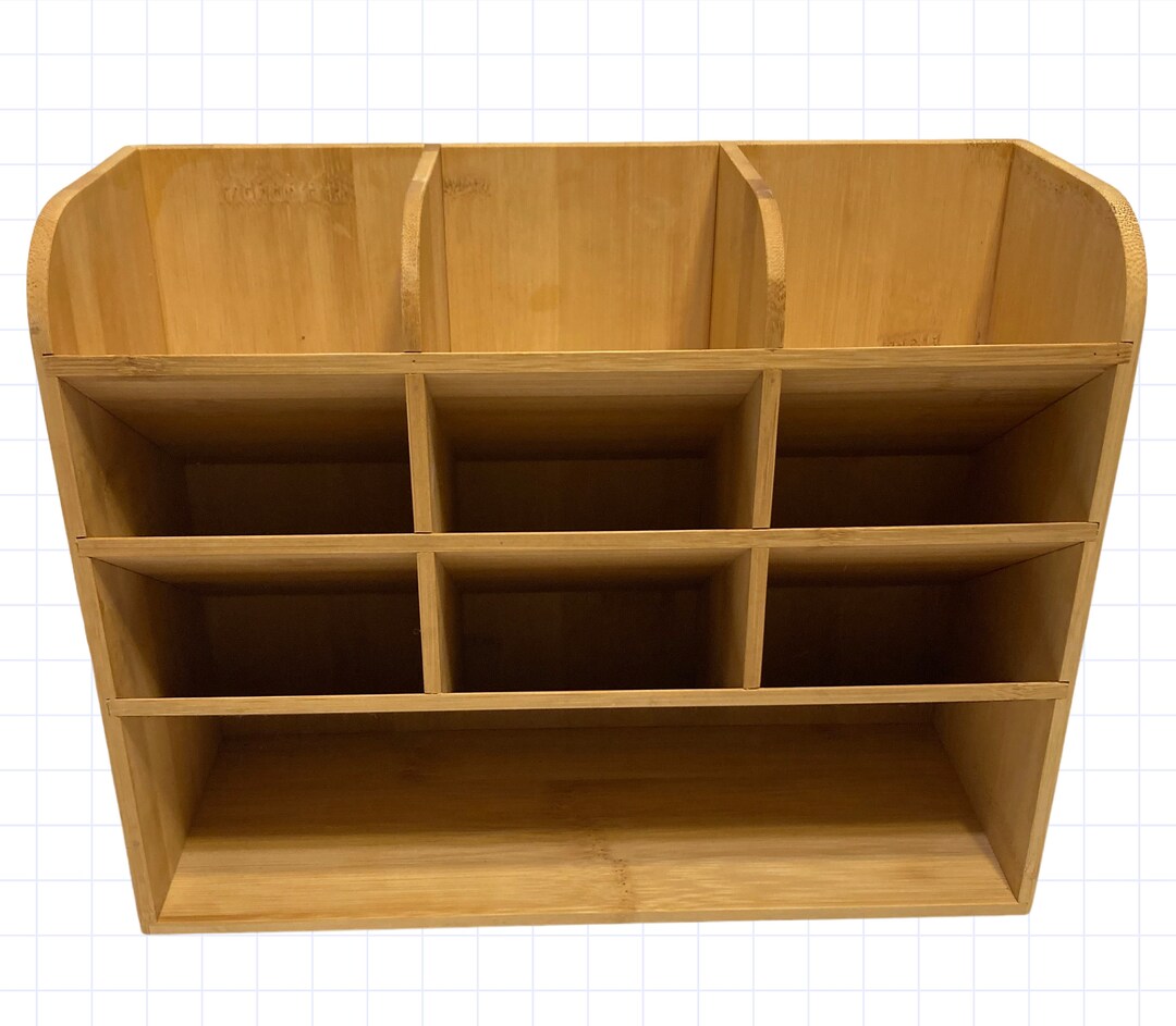 10 Compartment Tabletop Mail Desk Caddy - Etsy