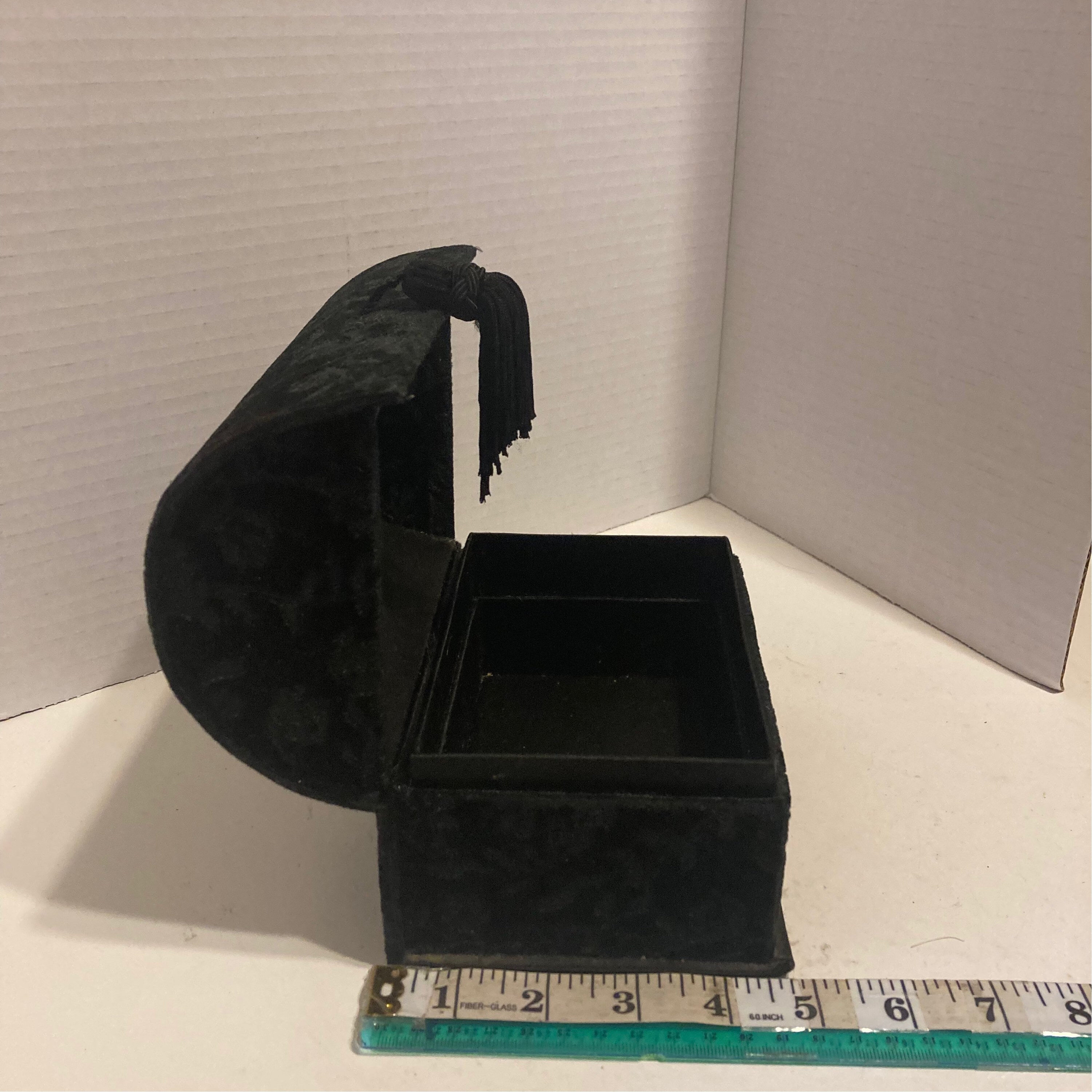 Tri Coastal Design Black Velvet Treasure Chest - Etsy