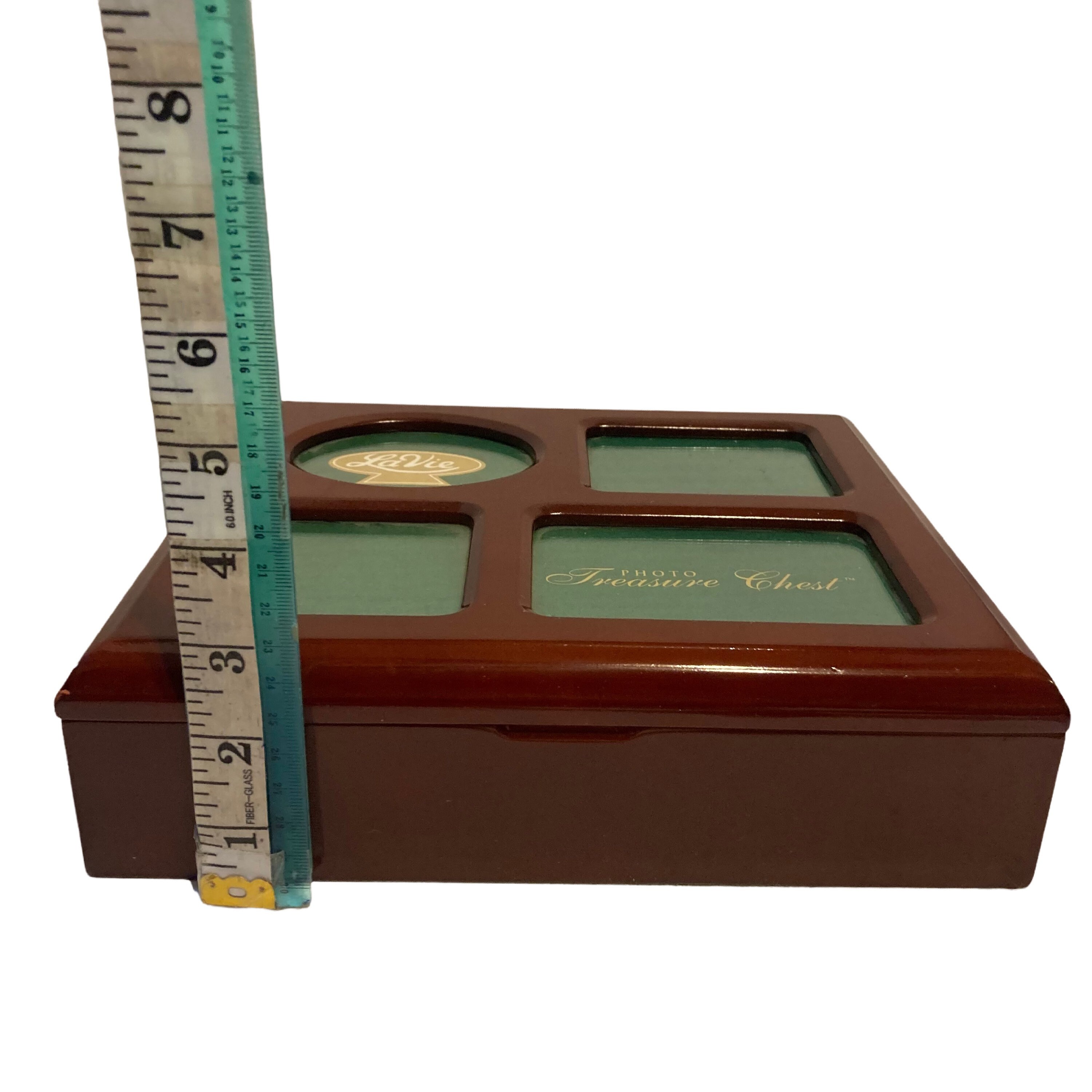 Retro Large 4 Openings Frame Top Photo Treasure Chest - Etsy