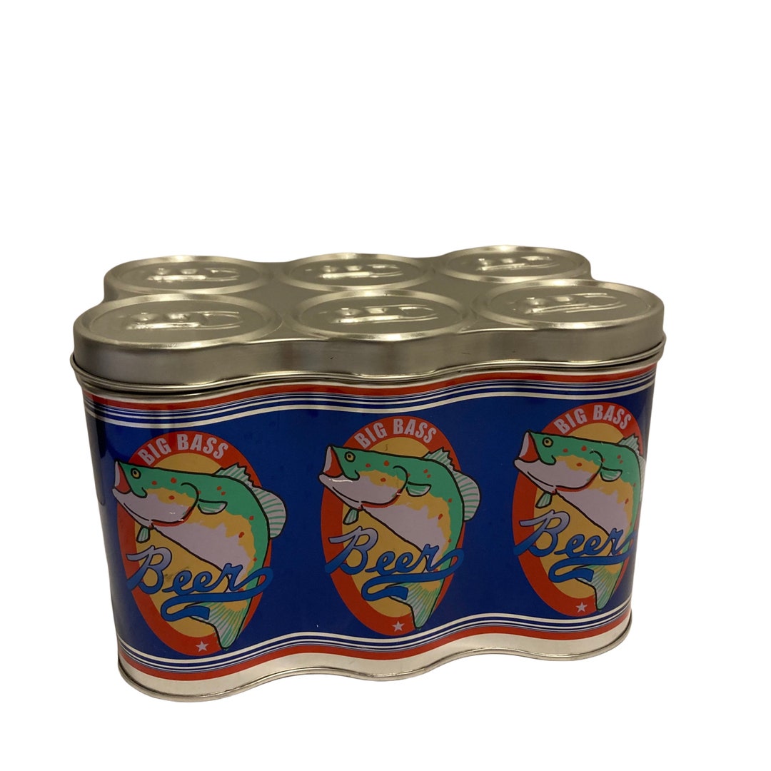 Neat Big Bass Beer Six Pack Tin - Etsy