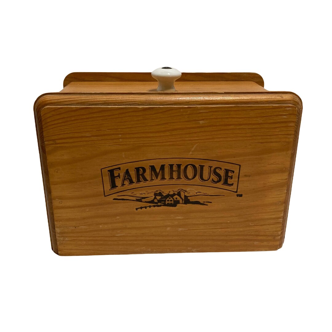 Farmhouse Wooden Trinket Box - Etsy