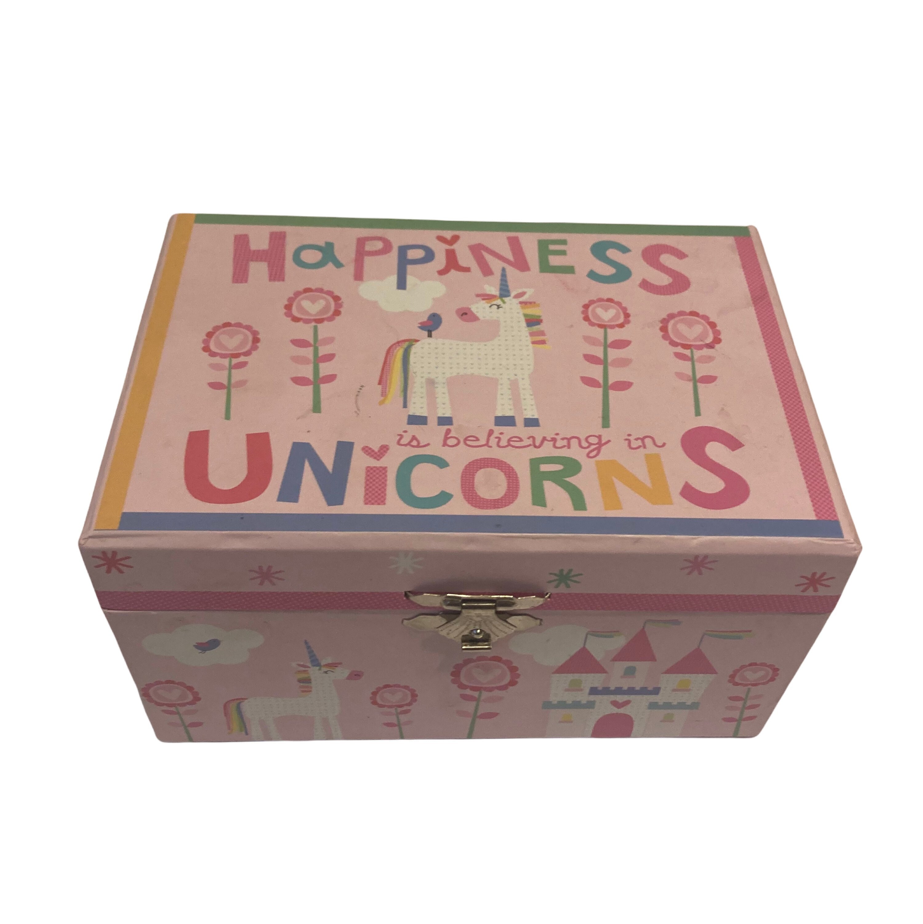 Happiness is Believing in Unicorns Pink Musical Jewelry Box - Etsy