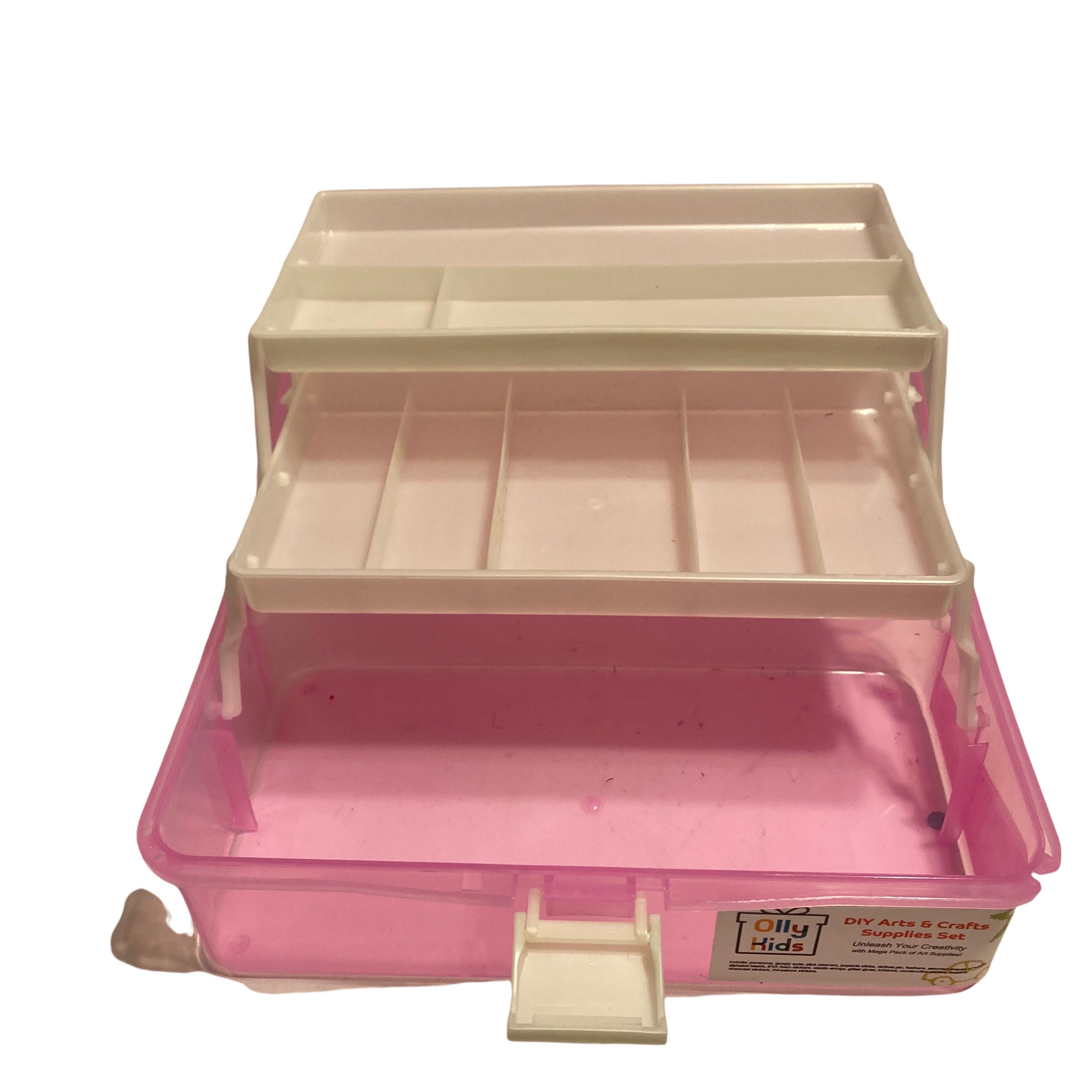 Large Pink Empty Arts & Crafts Case - Etsy