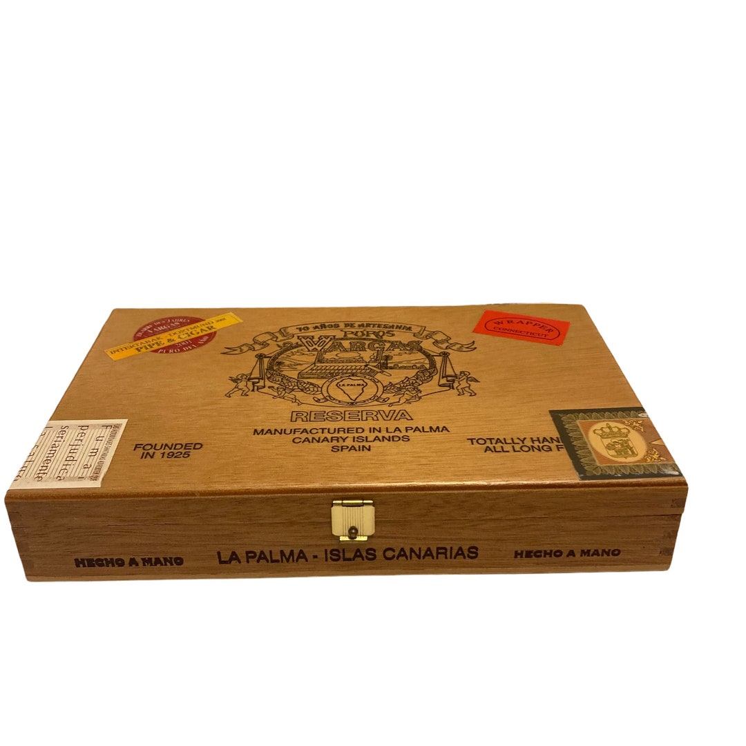Purus Vargas Empty Wooden Cigar Box - Etsy