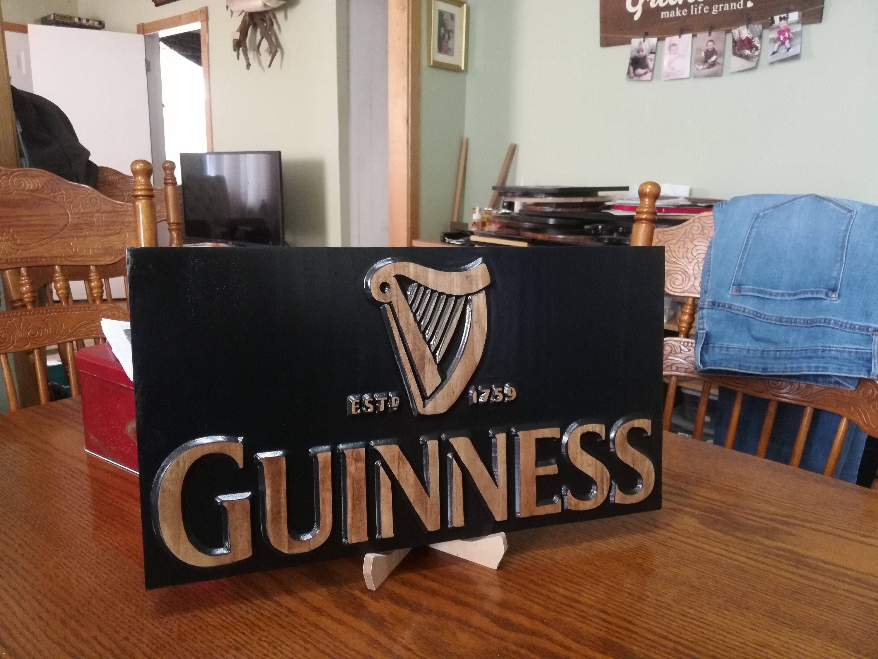 Guinness Beer Engraved Wood Sign - Etsy