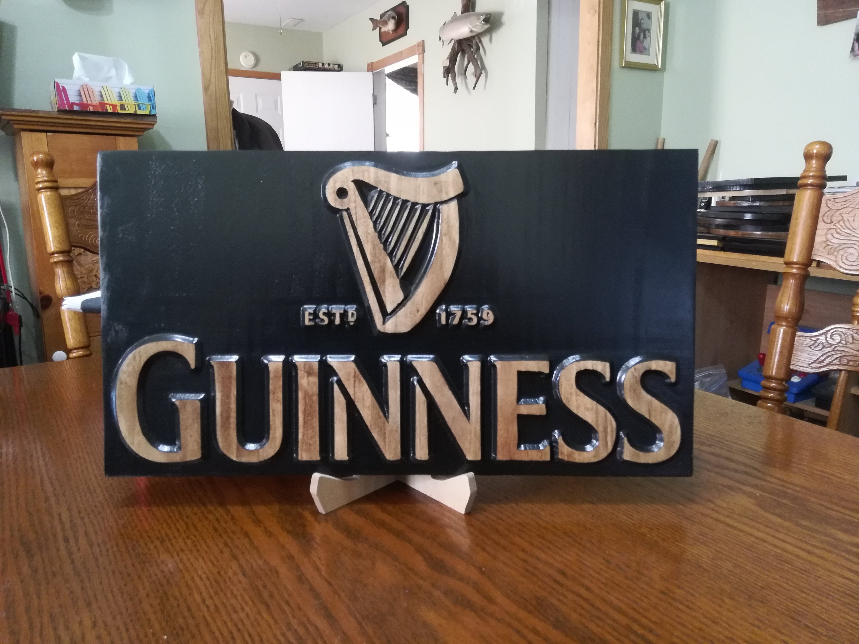 Guinness Beer Engraved Wood Sign - Etsy
