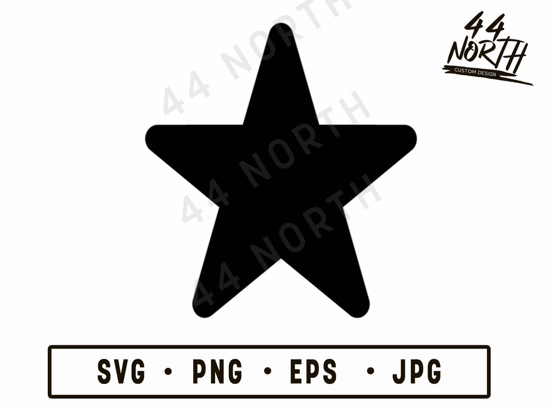 Black Star SVG, Digital Download, Png, Jpeg, Eps, Travel, Camping ...