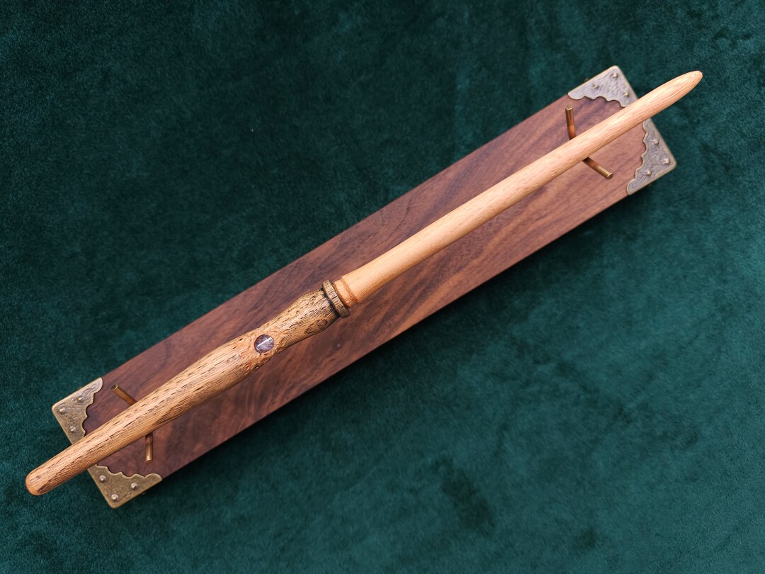 Chestnut Wand 13 3/4 Inches With Visible Unicorn Hair Core - Etsy