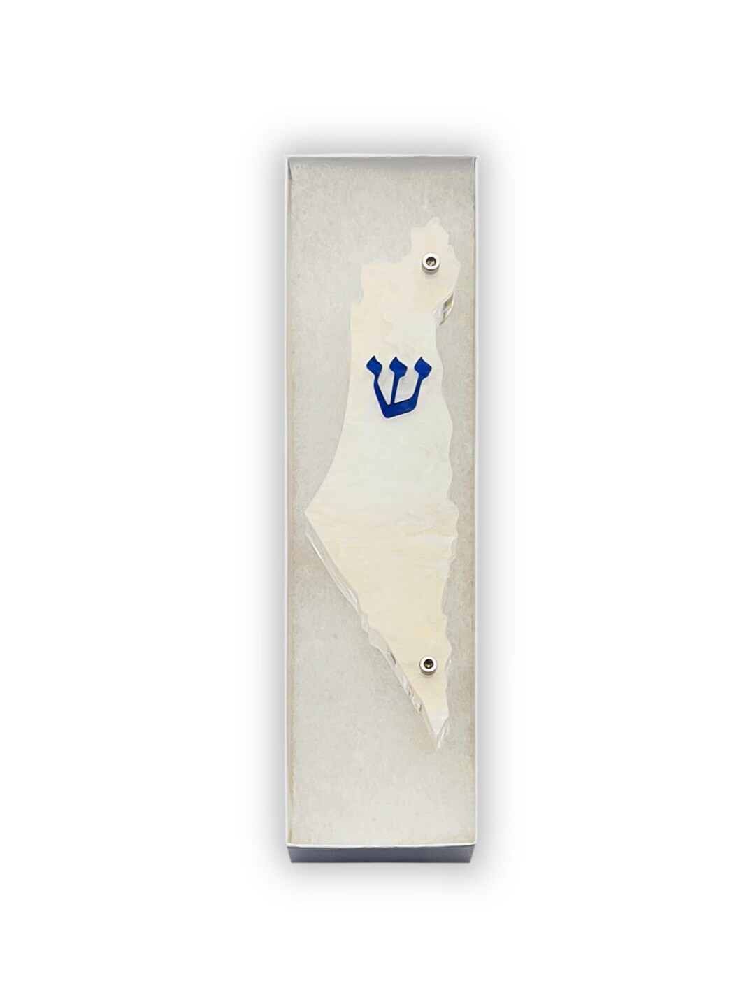 Mezuzah Map of Israel - 5.9" × 1.6" (fits Scrolls up to 3.93 ...
