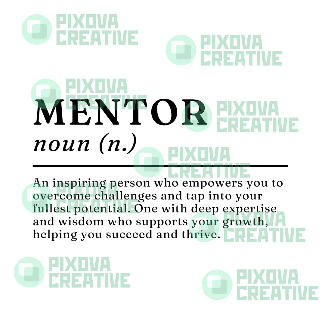 Mentor Definition PNG Instant Download, Funny Shirt Design, Mug Design ...