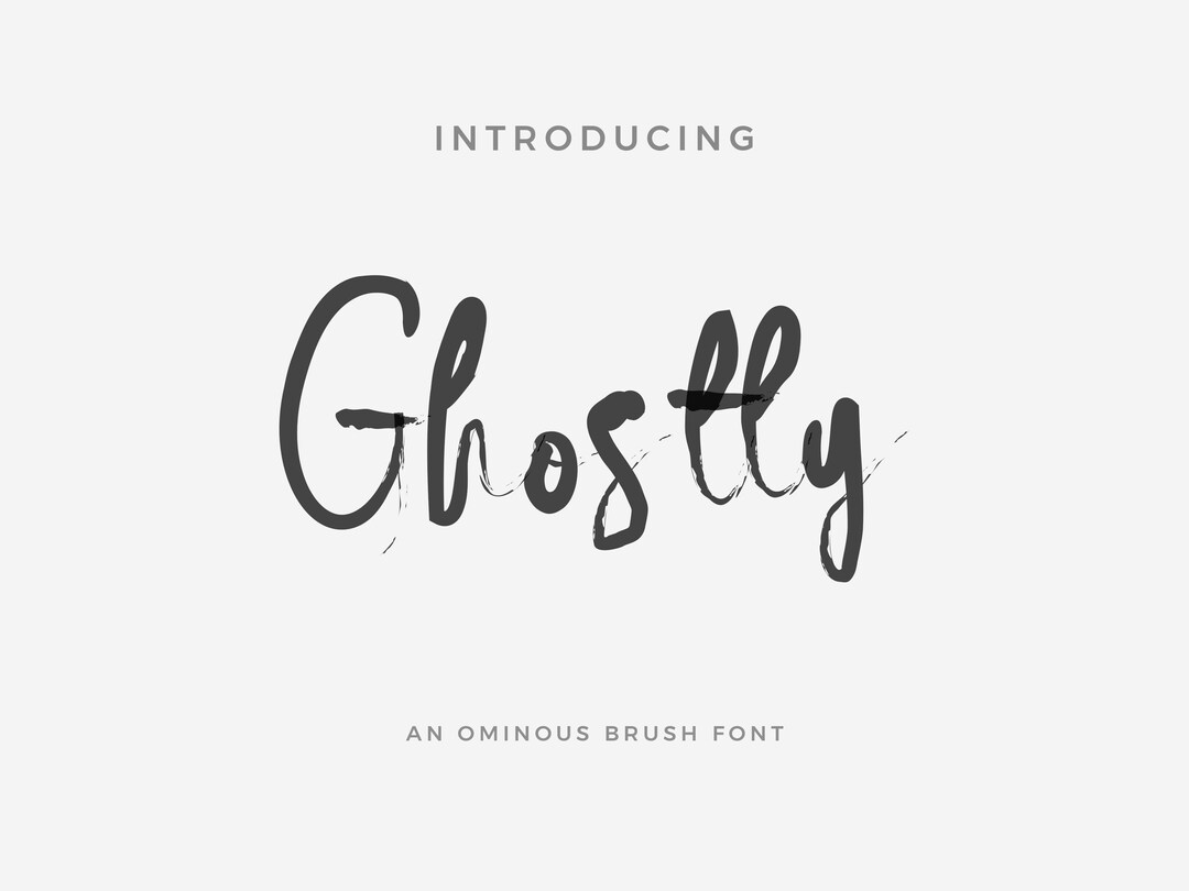 Halloween Font, Spooky Scary Creepy Font, Script Font, Hand Written ...