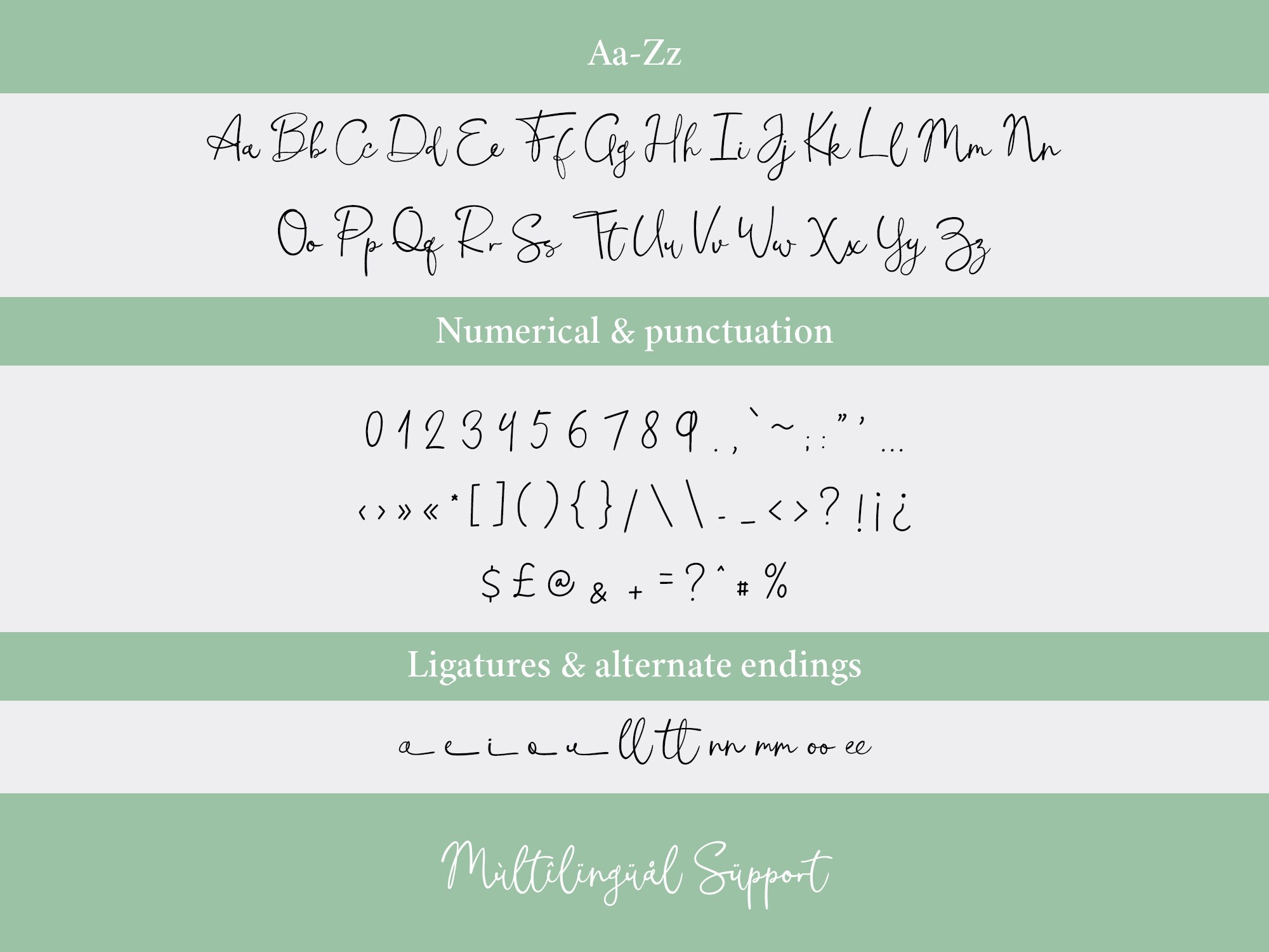 Signature Font, Digital Download, Script Font, Handwriting Font, Font ...