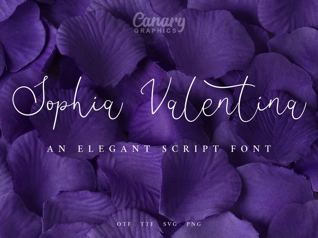 Script Font, Instant Download, Elegant Font, Handwriting Font, SVG Font ...
