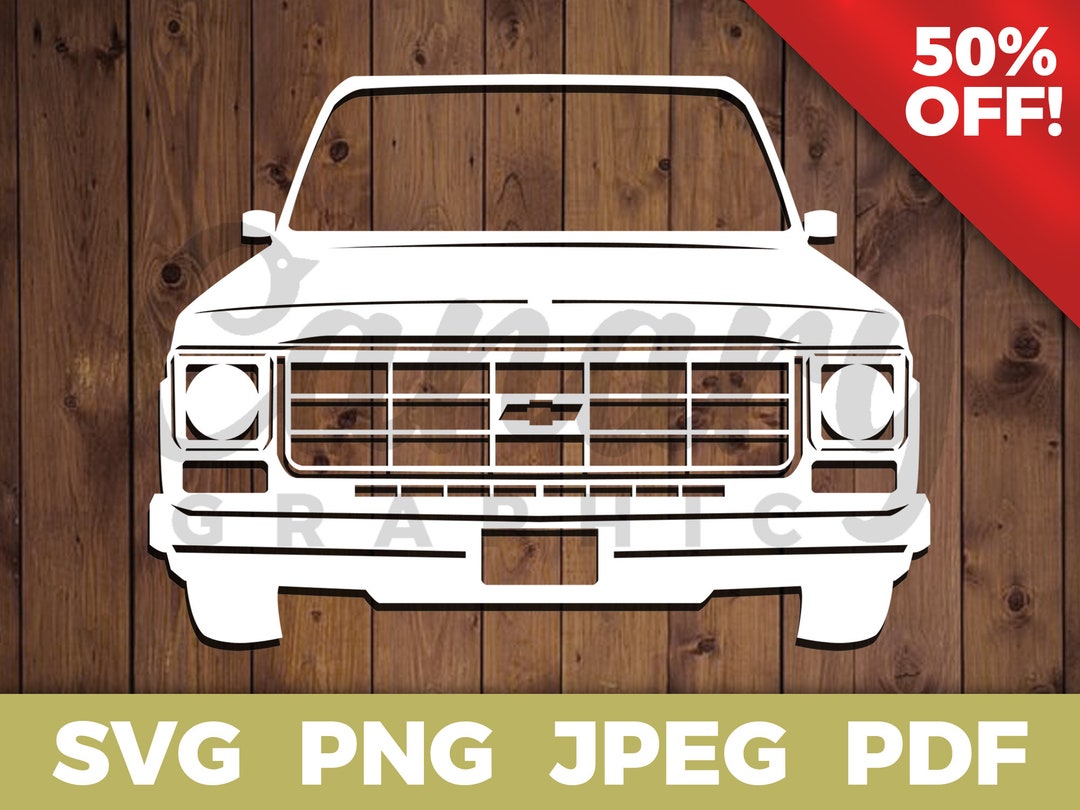 C10 PNG, Chevy Truck SVG pour Cricut, Clipart, Chevrolet Truck Sticker ...