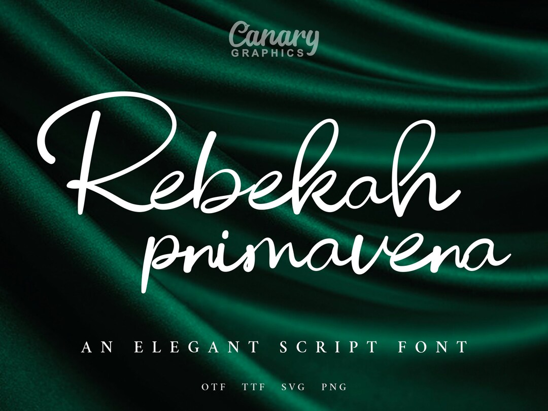 Script Font, Instant Download, Elegant Font, Handwriting Font Font Svg ...