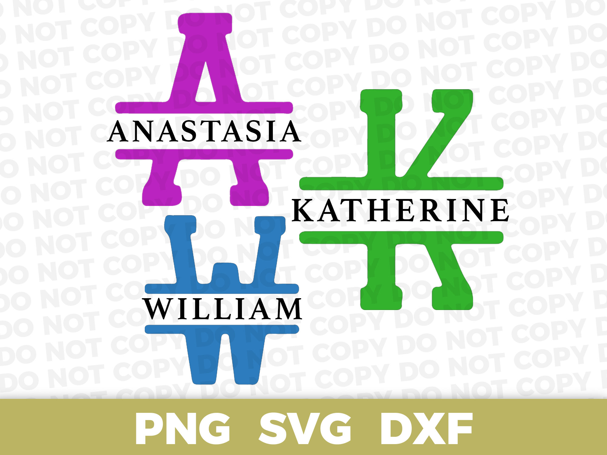 Split Monogram SVG, Varsity Font Svg Png Dxf, Split Alphabet, Sports ...