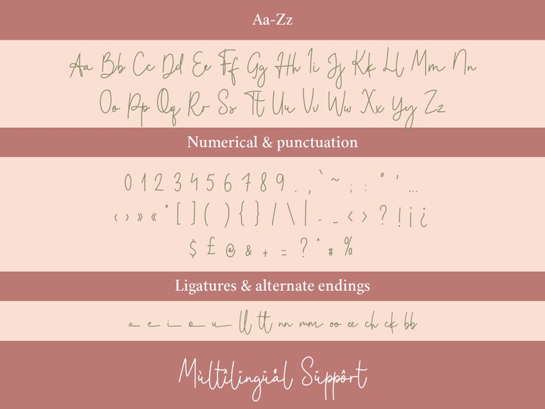 Handwriting Font, Single Line Font, Script Font, Monoline Font, Font ...