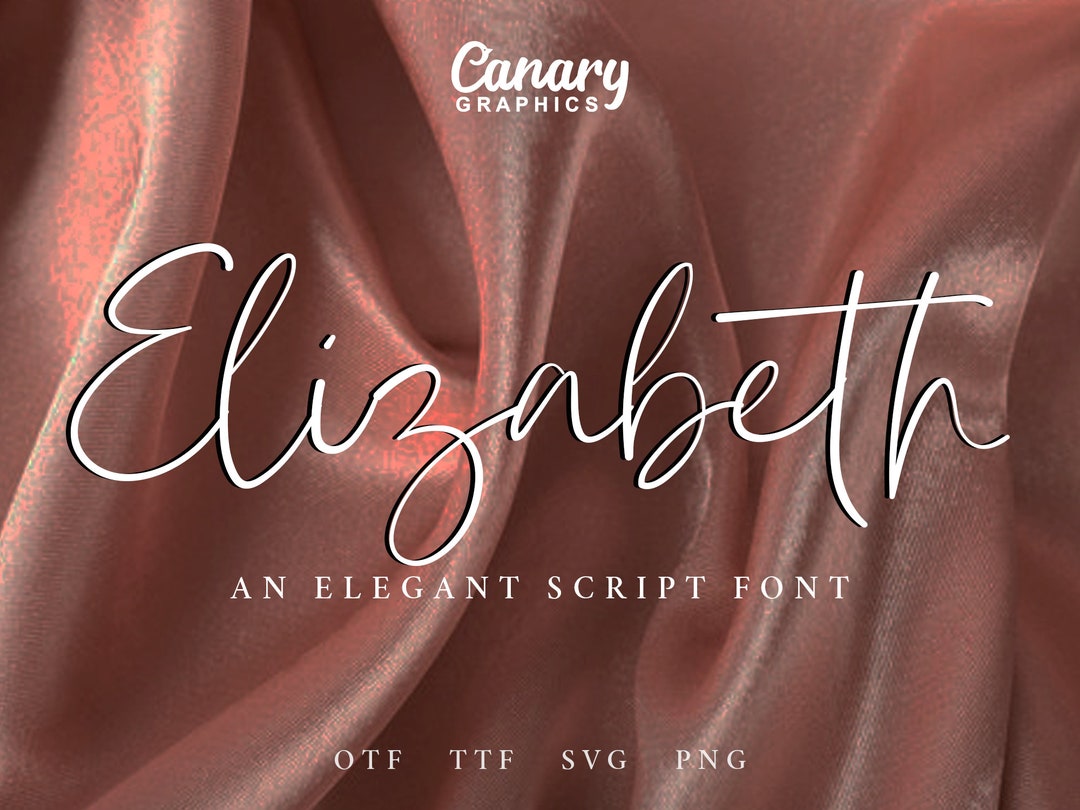 Script Font, Elegant Font, Handwriting Font, Font Svg, Font for Cricut ...