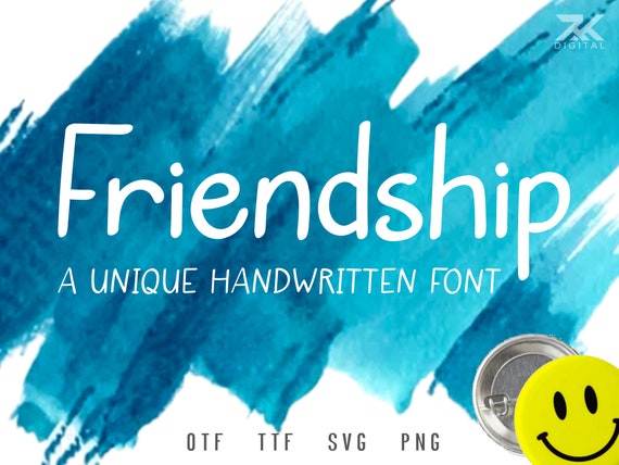 Handwriting Font Handwritten Font Brush Font Script Font - Etsy