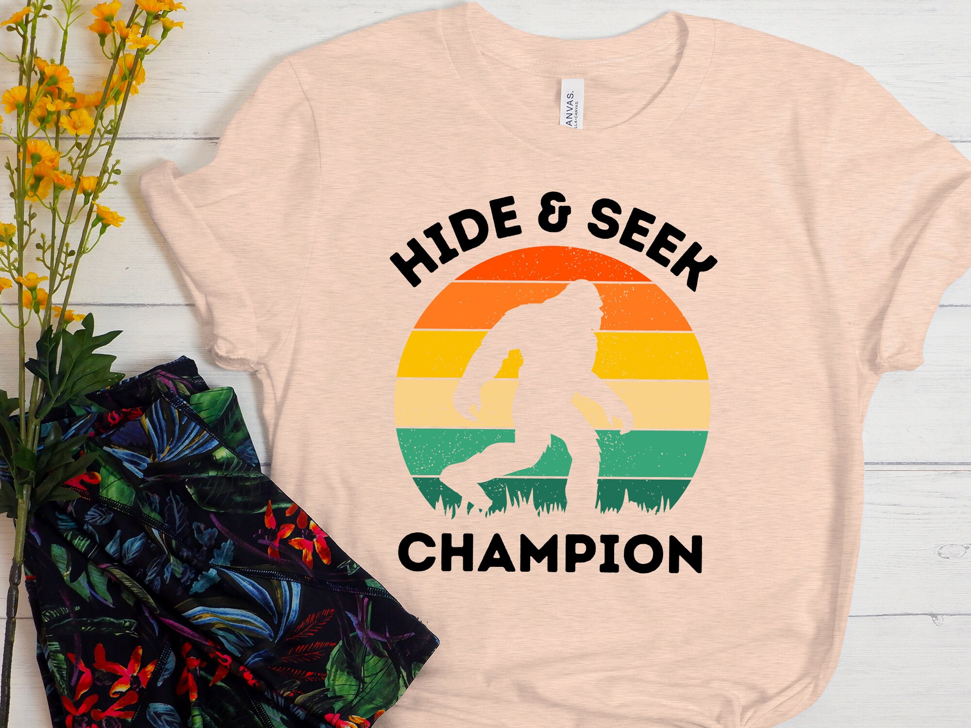 Hide and Seek Champion SVG, T Shirt Svg, T Shirt Png, Sasquatch Svg ...