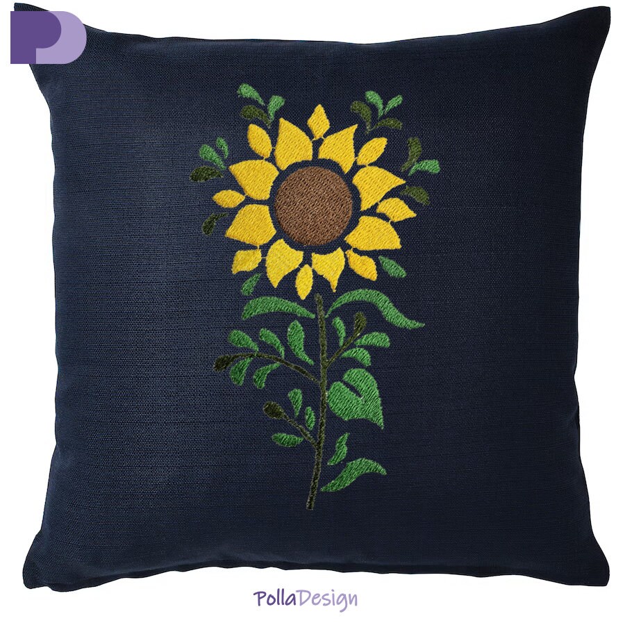 Sunflower Embroidery Machine Design Flower Embroidery Pattern Sunflower ...