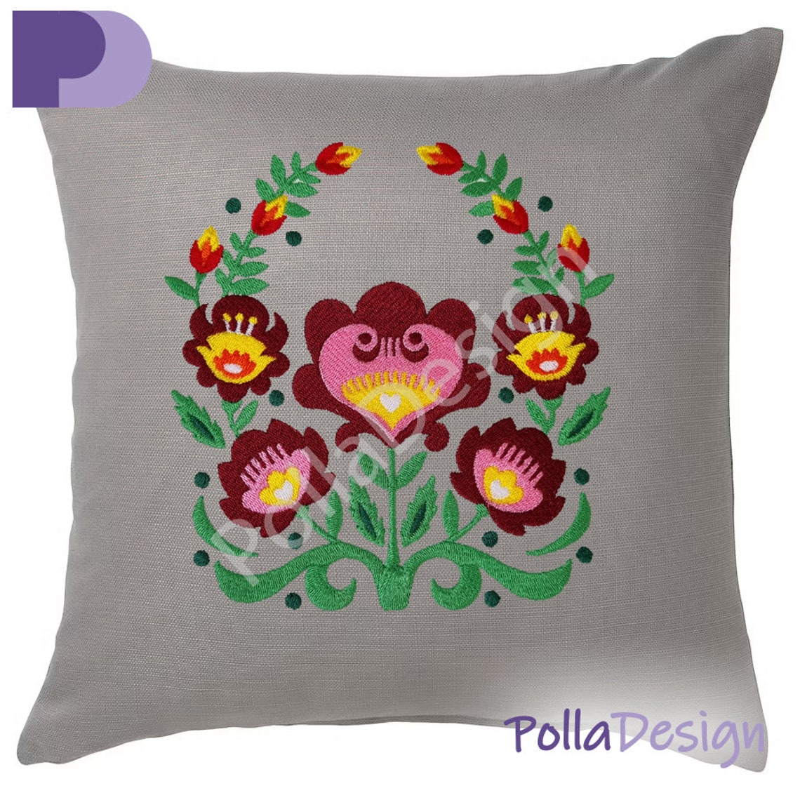 Polish Flower Embroidery Machine Design Flower Embroidery Pattern ...
