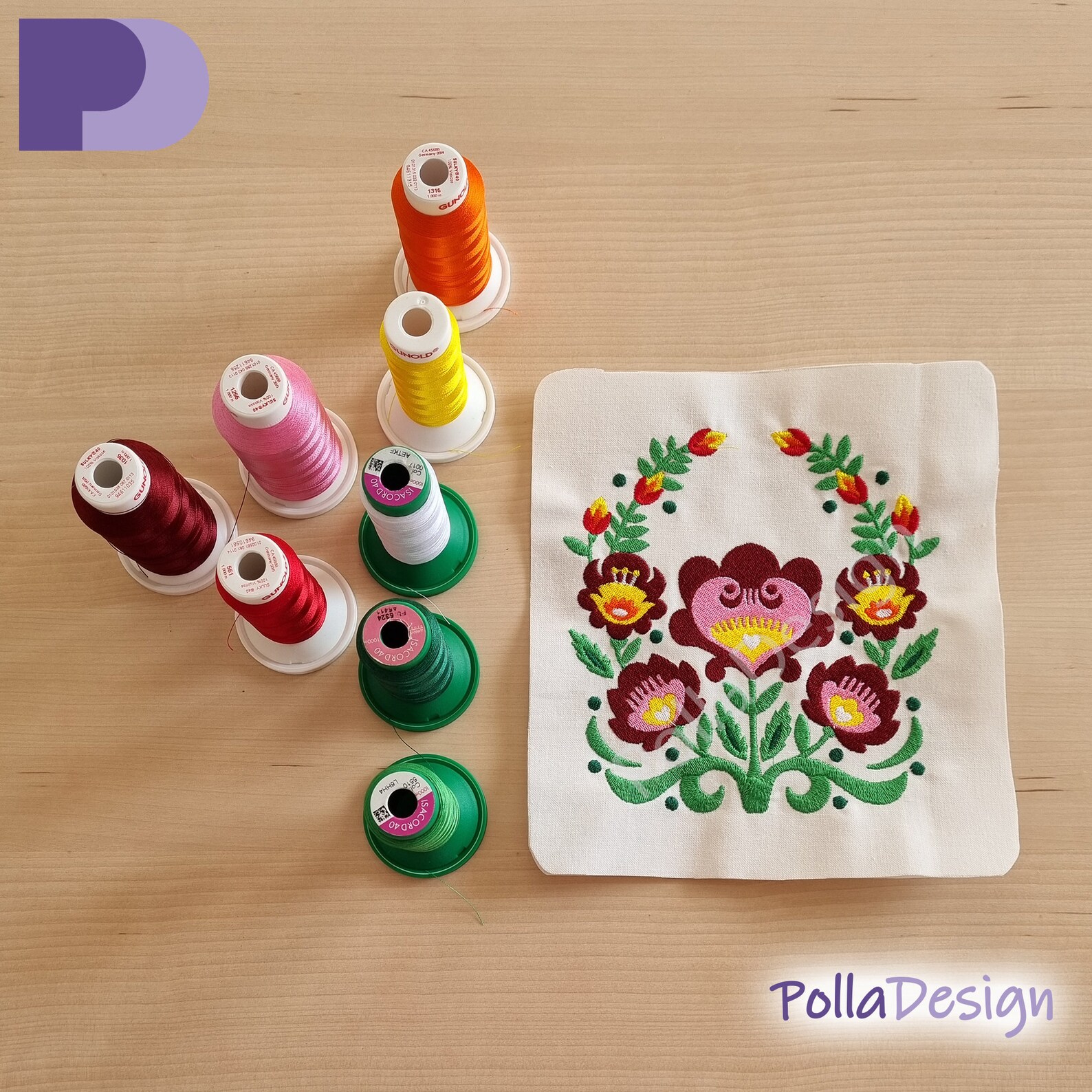 Polish Flower Embroidery Machine Design Flower Embroidery Pattern ...