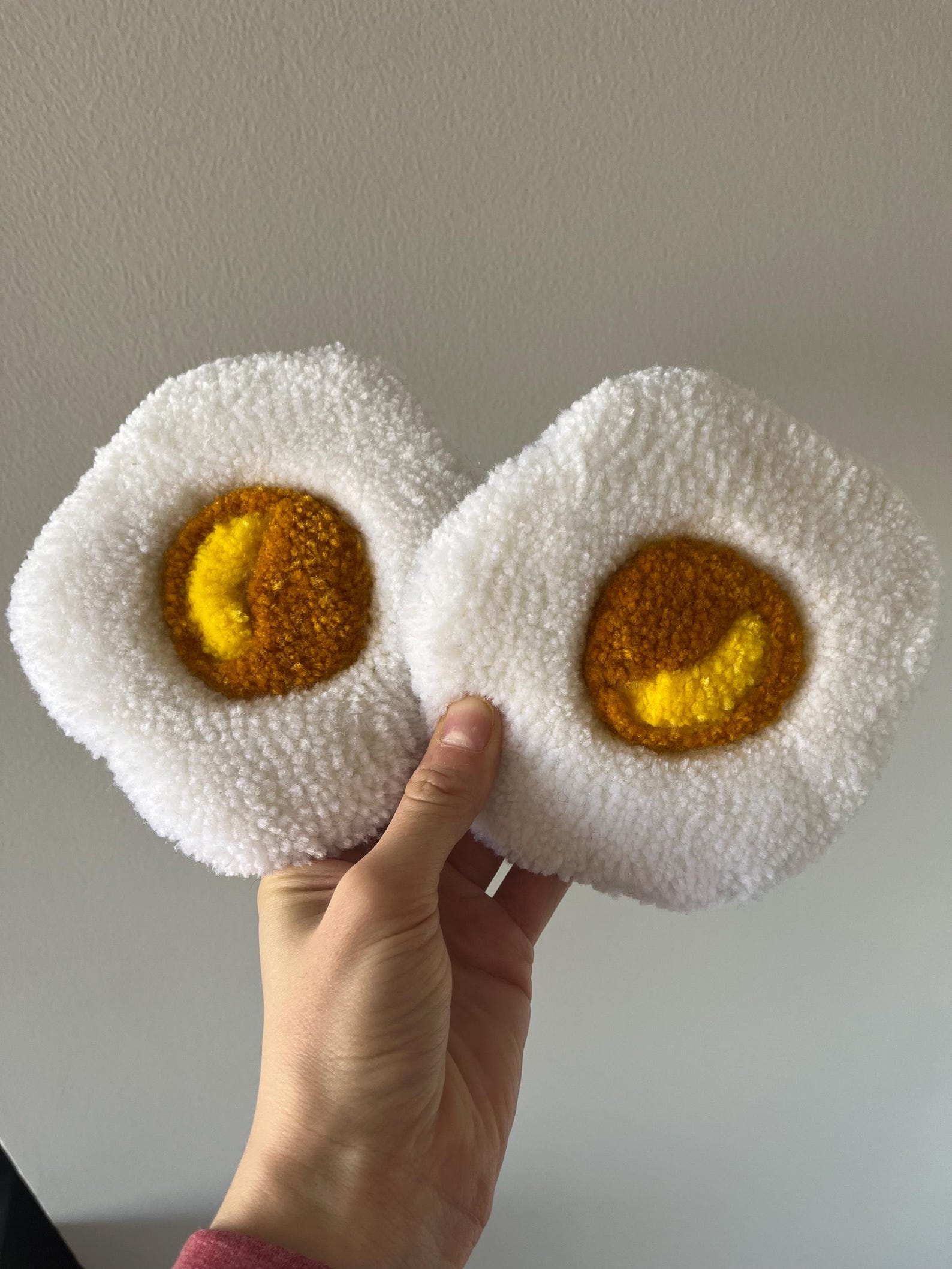 Tufted Egg Mug Rug Handemade Coaster - Etsy