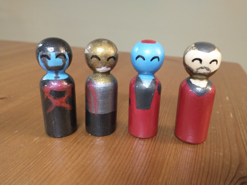 Protectors of the Planets Peg Dolls - Etsy