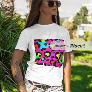 Animal Print PNG Neon Multi Color Leopard Print Png Instant Download ...