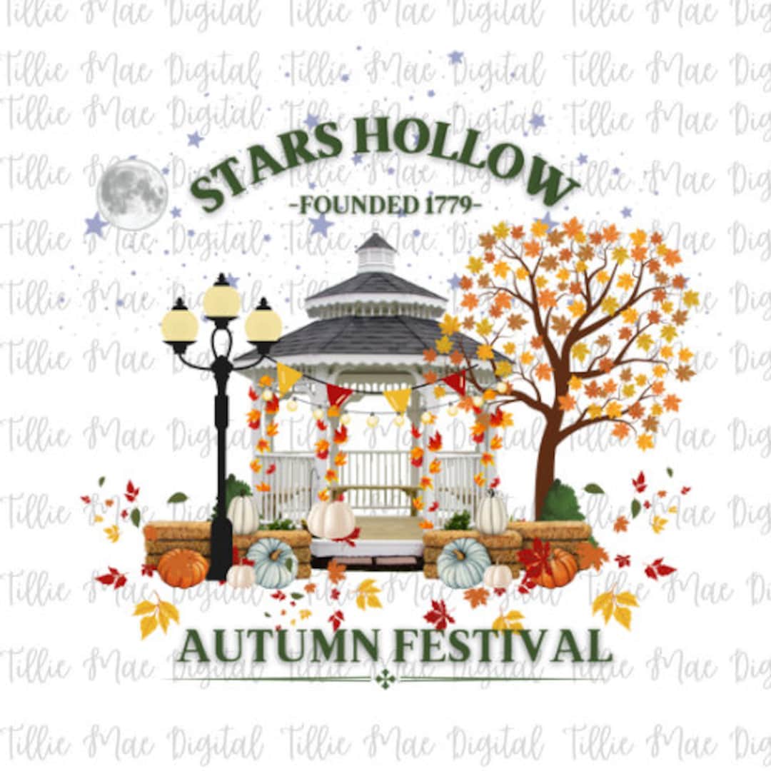 Stars Hollow Autumn Festival Gazebo PNG (digital Download) - Etsy
