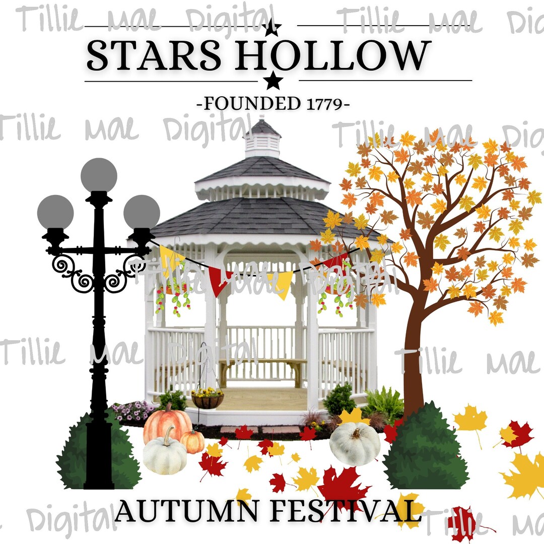 Gilmore Girls Stars Hollow Autumn Festival Png ORIGINAL DESIGNER ...